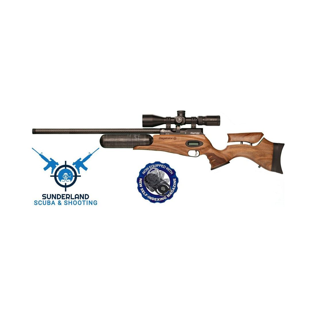 Daystate Red Wolf Hi-Lite Walnut Regulated – Sunderland Airguns